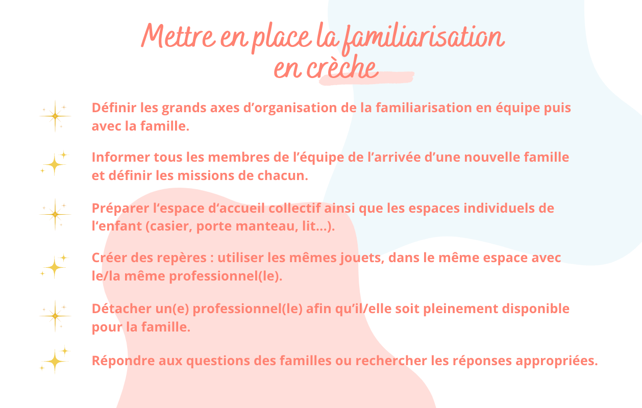 Familiarisation en crèche : l’essentiel à savoir
